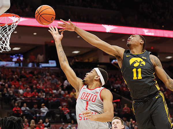 Sensebaugh scores 27, OSU tops Iowa 93-77 to end skid | News, Sports ...